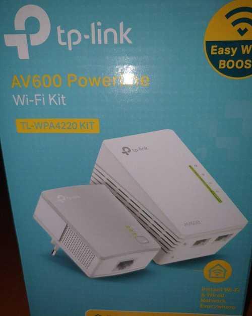 Сетевой адаптер Powerline TP-link TL-WPA4220KIT
