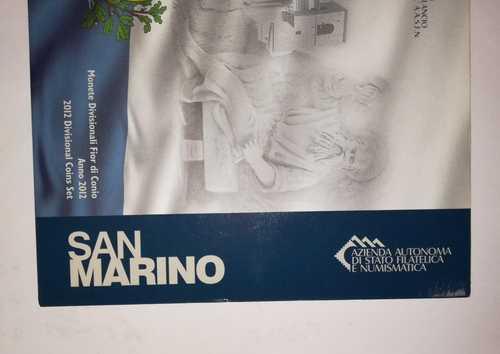 Годовой набор евро 2012 года Сан-Марино