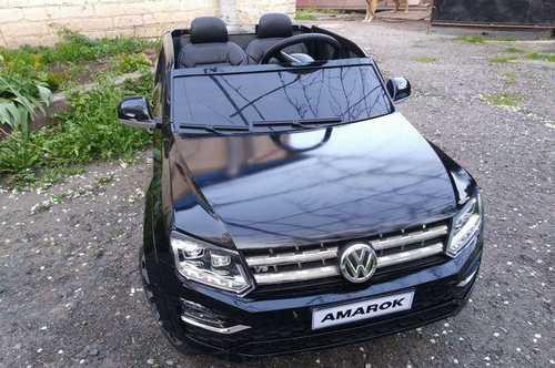 Детский электромобиль Volkswagen Amarok Black 4WD