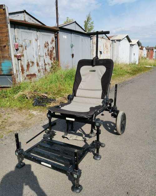 Кресло рыболовное Korum Accessory chair с обвесом