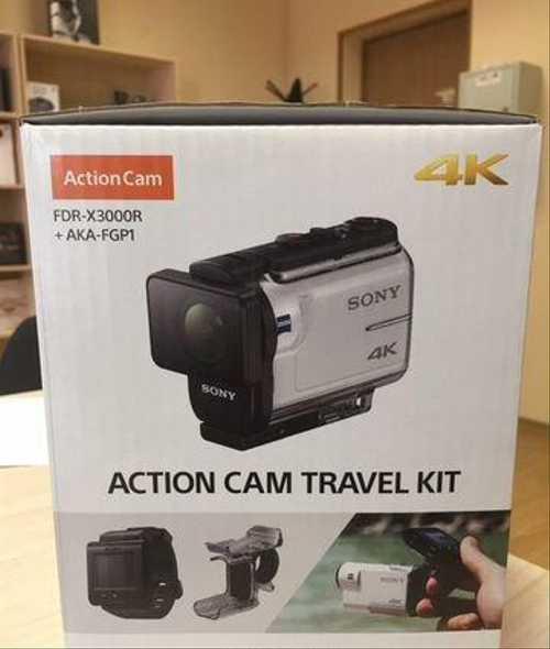 Камера Sony FDR-X3000R Travel Kit