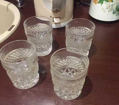 Хрустальные стаканы Чехия