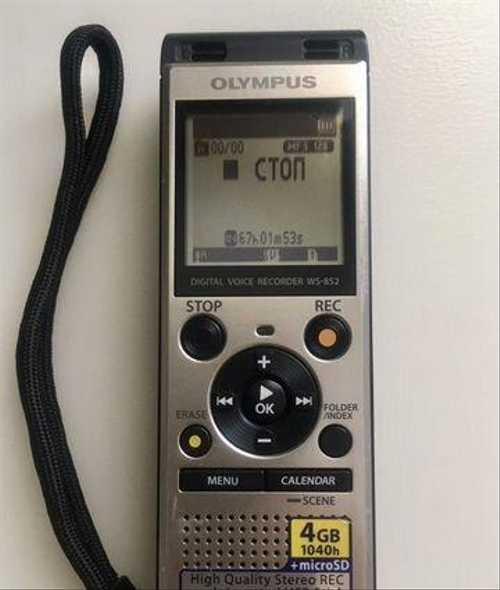 Цифровой диктофон olympus ws-852