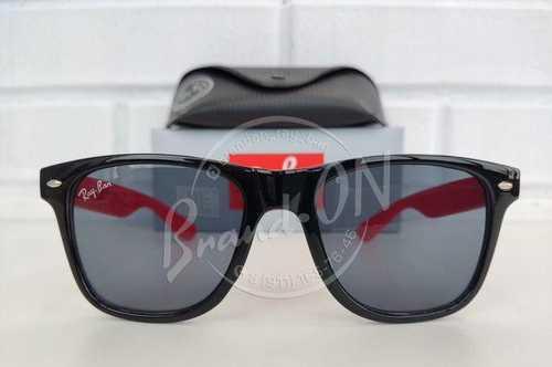 Очки Ray Ban Wayfarer 2140 Красные дужки