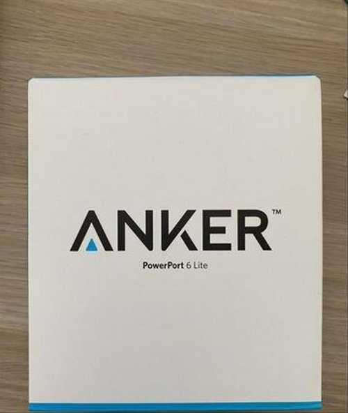 Сетевое зарядное устройство Anker PowerPort 6 lite