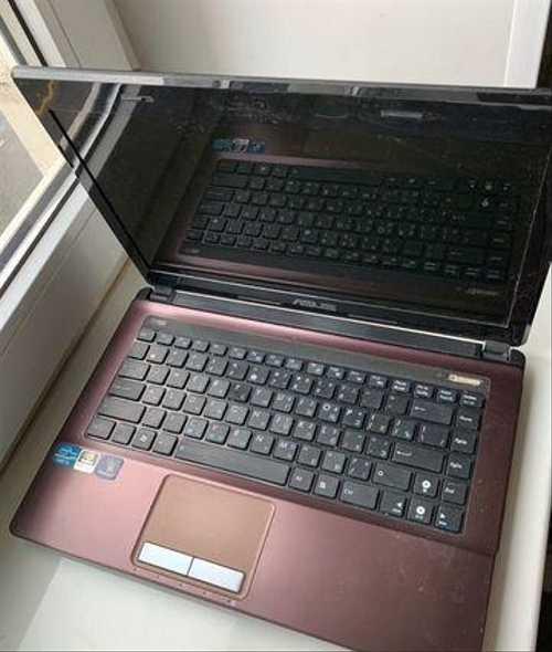 Ноутбук asus K43SJ (черный)