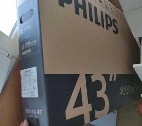 Телевизор philips 43, серия 4000 на запчасти