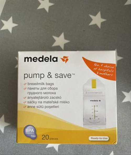 Medela Pump & Save Пакеты для хранения молока