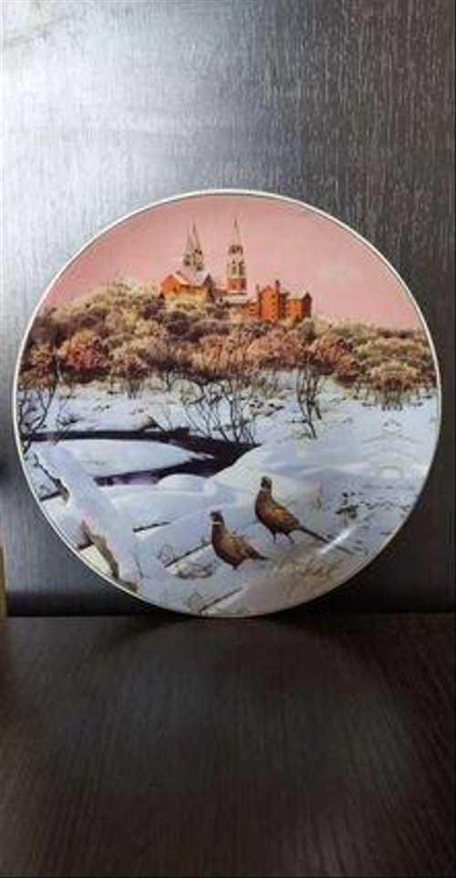 Настенная тарелка фарфоровая германия 1970 гг