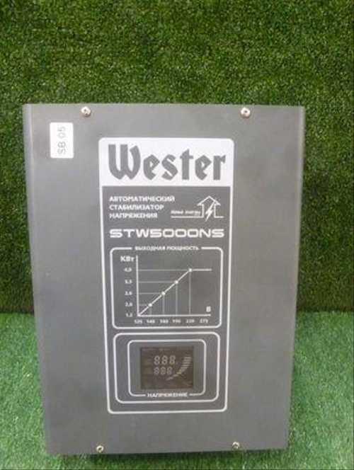 Стабилизатор напряжения wester STW5000NS