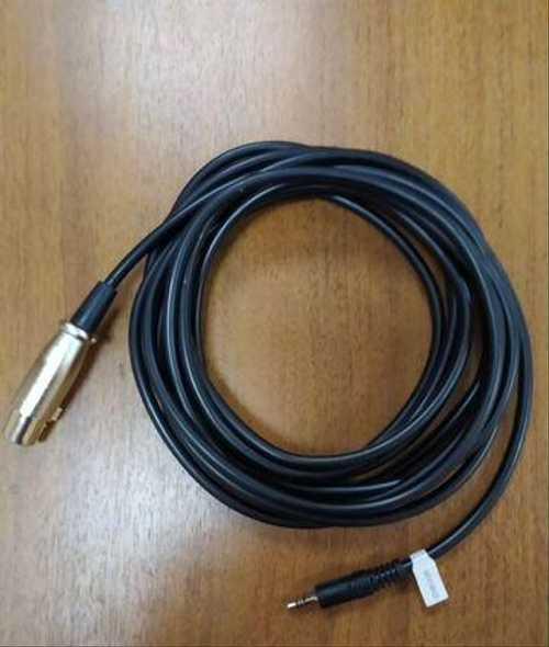 Акустический кабель Jack 3,5 стерео (M) - XLR(F)