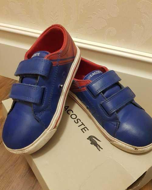 Кеды кожаные Lacoste