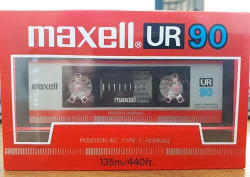 Аудиокассета Maxell UR 1985г. Korea 2