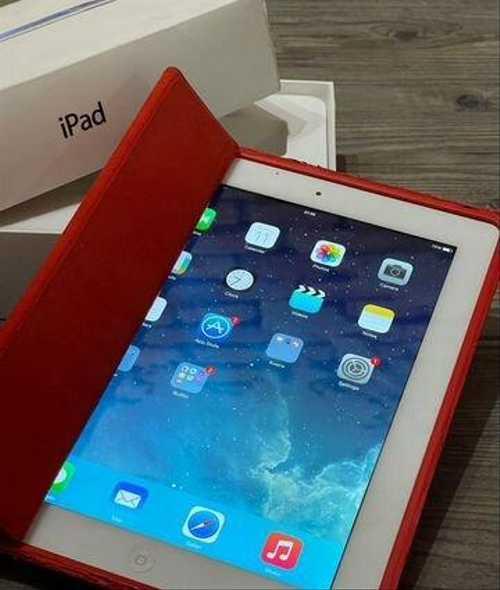 iPad 3 WiFi 32gb + чехол + коробка