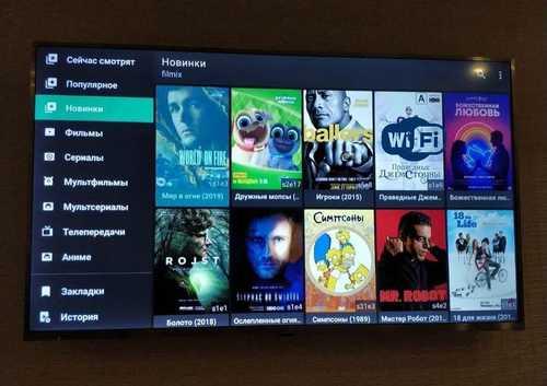 Телевизор Xiaomi 43" интерфейс на русском