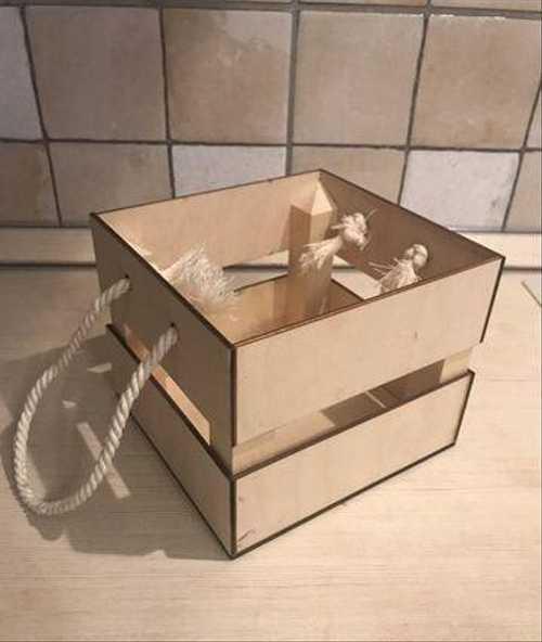 Коробка из фанеры с ручками