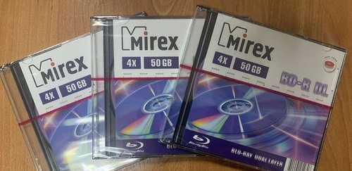 Диски Blu ray BD-R DL Mirex 50 Гб