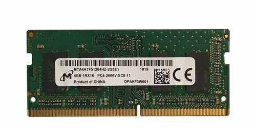 Оперативная память Micron MTA4ATF51264HZ-2G6E1 4GB