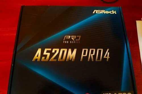 Материнская плата ASRock A520M Pro4