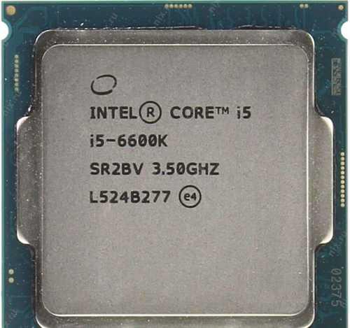 Процессор intel 6600к