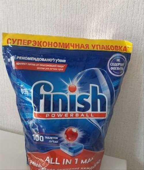 Таблетки для посудомоечных машин Finish 100 шт