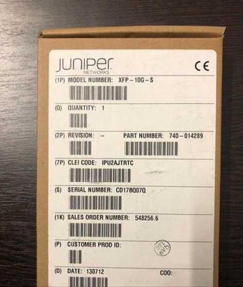 Модуль Juniper XFP-10G-S