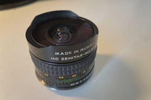 Объектив Zenitar 16mm f2.8 FishEye под Canon