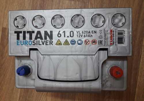 Аккумулятор titan euro silver 85 ah 12v пуск ток 800 а обратная полярность газель next