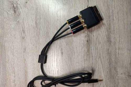 AV аудио видео кабель шнур RCA для xbox 360