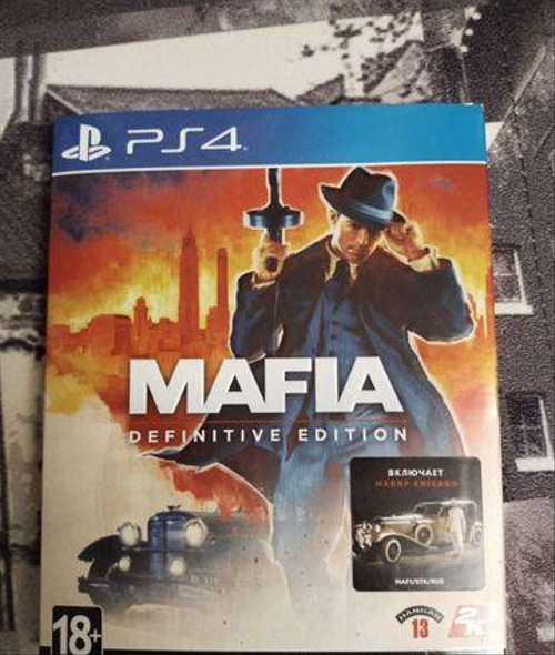 Mafia definitive edition ps4 диск + набор chicago