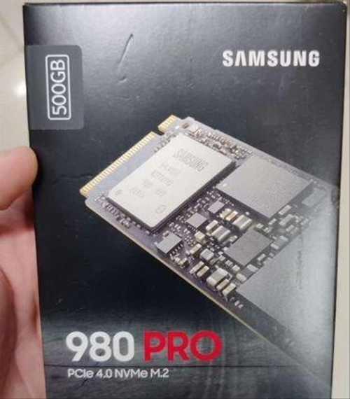 500 гб SSD M.2 накопитель Samsung 980 PRO (MZ-V8P5
