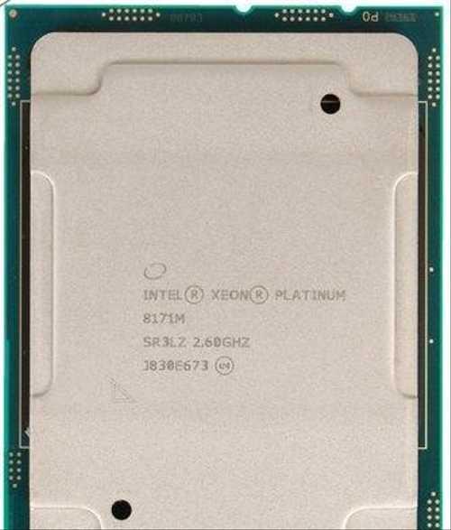Intel Xeon Platinum 8171 26 core 2.3-3.8GHz