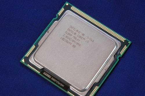 4-ядерный процессор(cpu) i5 760