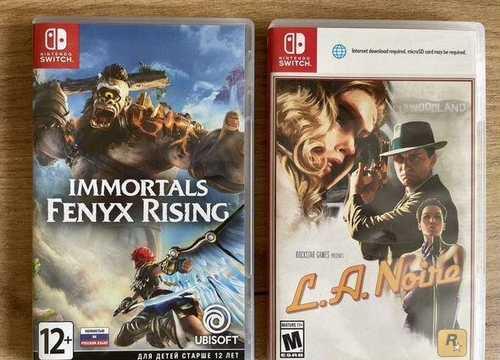 Immortals fenyx rising/L.A. Noire Nintendo switch