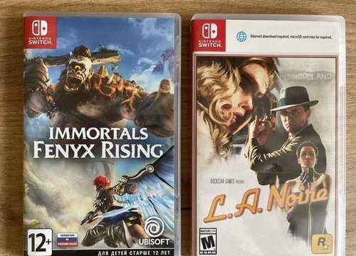 Immortals fenyx rising/L.A. Noire Nintendo switch