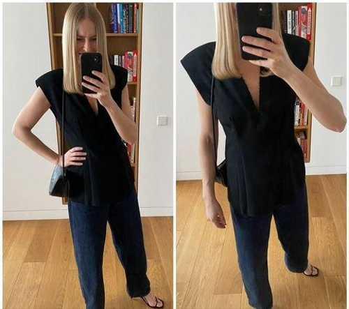 Жилет женский блузка Zara новая с биркой