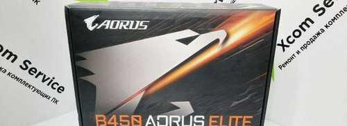 Материнская плата AM4 Gigabyte B450 aorus elite