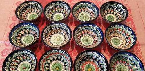 Узбекская керамика. Пиала для чая большая 230мл