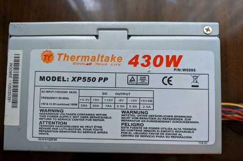 Thermaltake 430w xp550pp схема