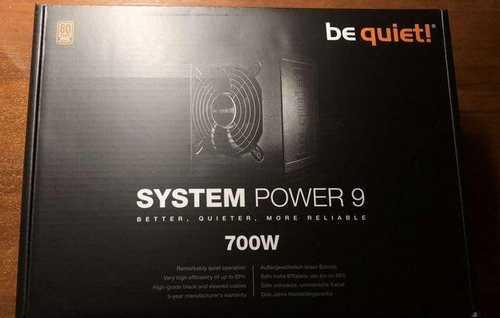 Be Quiet system power 9 700W