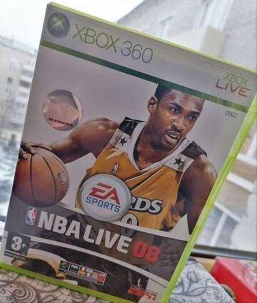 Игра для приставки xbox 360 NBA live 08
