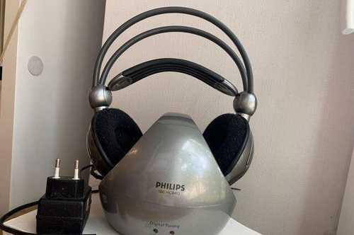 Радио наушники беспроводные philips