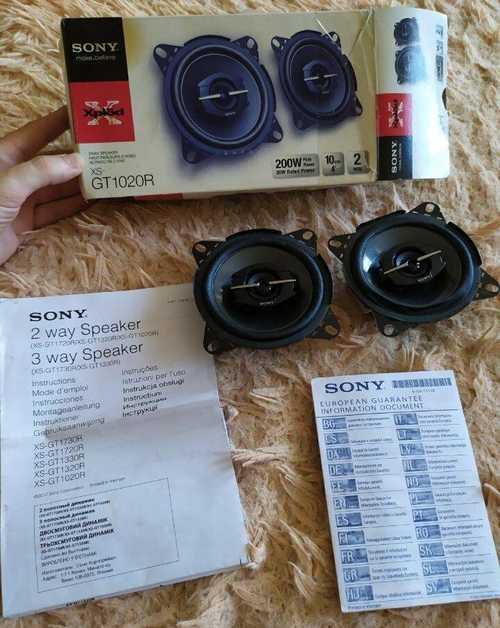Колонки автомобильные Sony XS-GT1020R