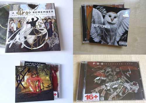 CD c автографами Enter Shikari, Papa Roach и др