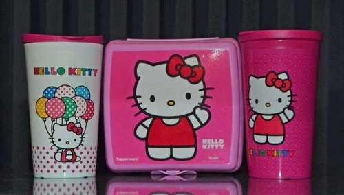 Hello Kitty дорожный набор для обеда. Ланч - бокс