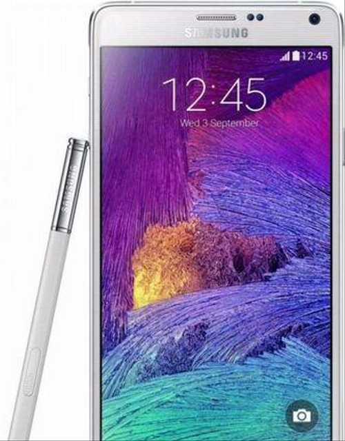 Новый Samsung Galaxy Note 4 SM-N910C белый