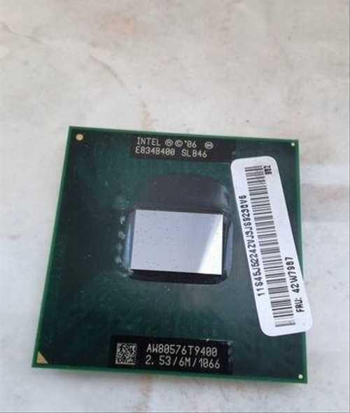 Процессор Intel core 2 duo T9400