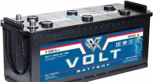 132Ah Аккумулятор 12V 6CT-132 (4) Volt Battery 900