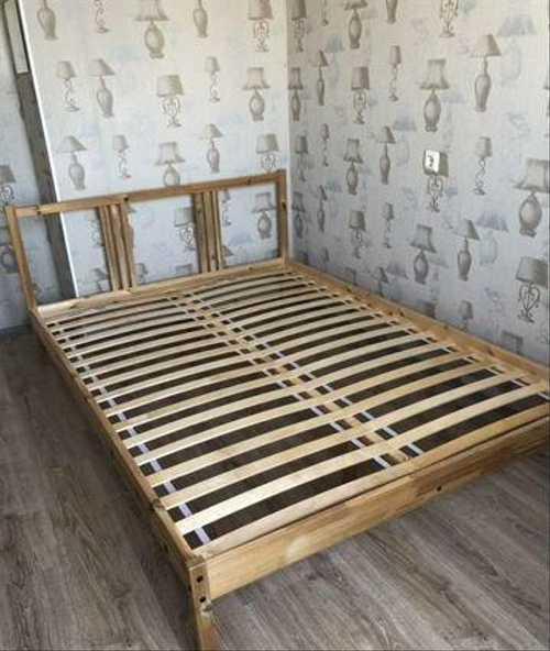 Кровать IKEA fjellse 140х200 с матрасом