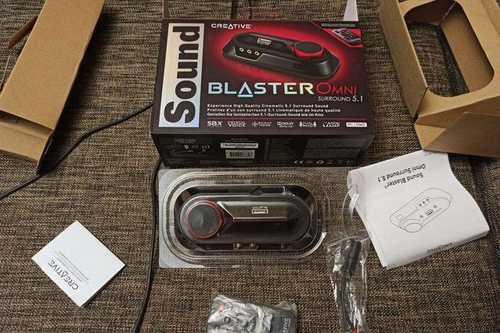 Внешняя звуковая карта creative sound blaster omni